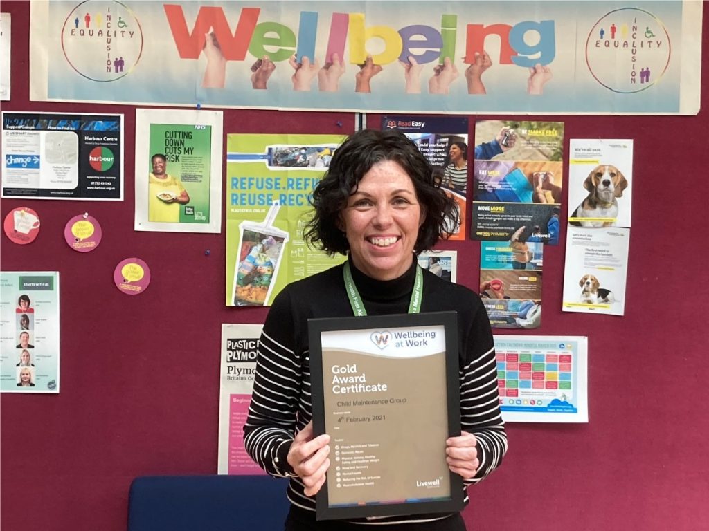 Plymouth (Child Maintenance Group) Service Centre first to achieve Gold ...